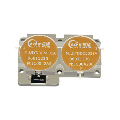 Dual Junction Circulator can be coax, drop in and Magnetic Shield type
