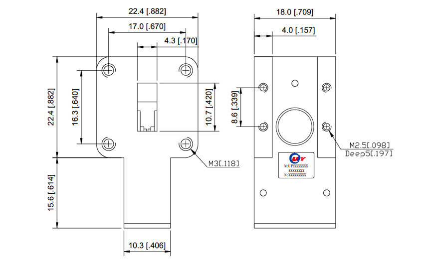 WR42(BJ220) Waveguide Isolator K band Isolator Guaranteed for one year standard.