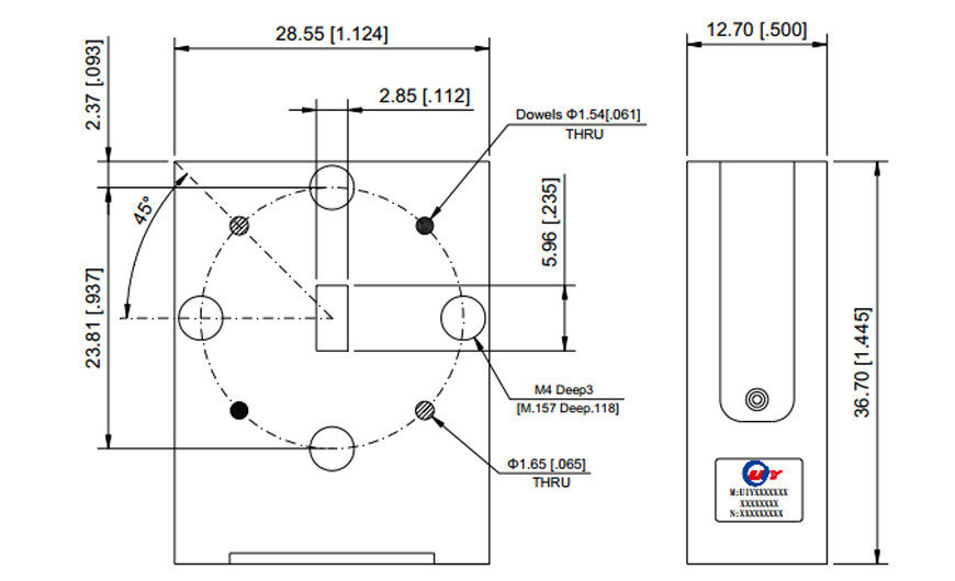 WR22(BJ400)  Waveguide Isolator Guaranteed for one year standard from UIY