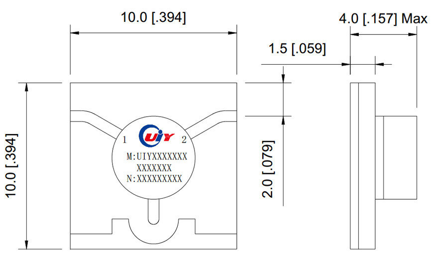 C Band RF high frequency Isolator  Microstrip Isolator 5 to 8GHz with low power