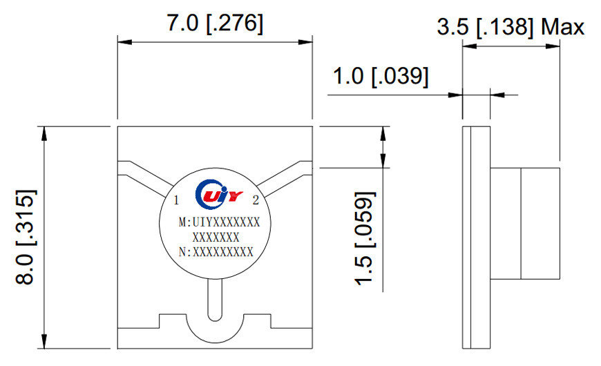 X Band RF high frequency Isolator  Microstrip Isolator 7 to 12GHz with low power