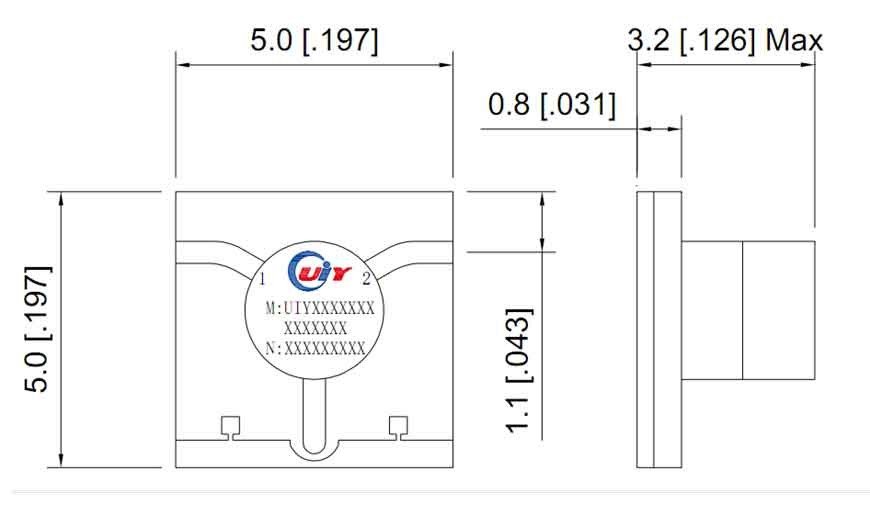 Ferrite K band RF Isolators microstrip Isolator 24 to 30GHz with low power