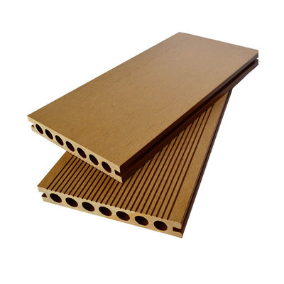 100% eco-friendly hollow co-extruded decking wood plastic composite outdoor flooring