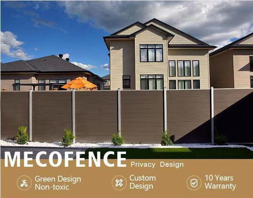 Exterior farm fence great resistance to fade scratch heat wpc fence board for new zealand