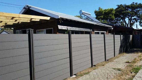 Moisture Resistant easily assembled wpc fence system