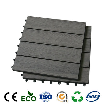 china supplier ce iso certificated circle hollow 3d embossing flooring-plastic composite waterproof type