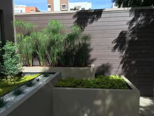 china supplier high quality hollow design capped decking 3d embossing composite decking wall boards