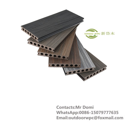 Elegant 3D Embossing Vivid Wood Texture WPC Wood Plastic Composite Decking Floor