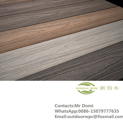 2020 china cheap anti-slip floor pvc new product outdoor composite decking wpc
