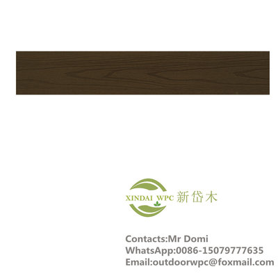 100% eco-friendly hollow co-extruded decking wood plastic composite outdoor flooring