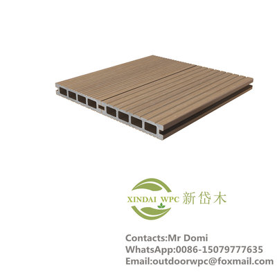 Easy Installation WPC Outdoor Decking Deep Embossing wpc decking floor