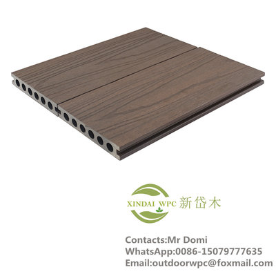 Easy Installation WPC Outdoor Decking Deep Embossing wpc decking floor