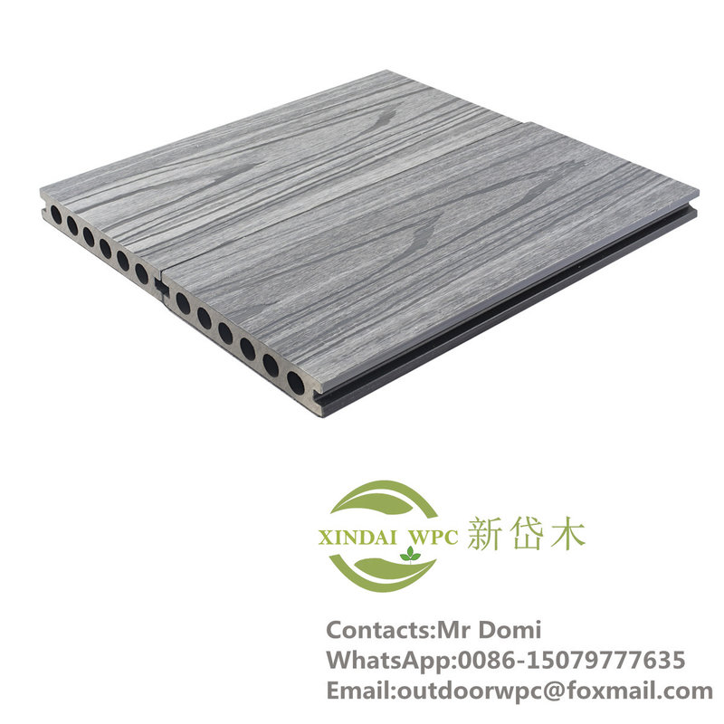 3d embossed durable 30 years waterproof wpc wood composite outdoor solid decking
