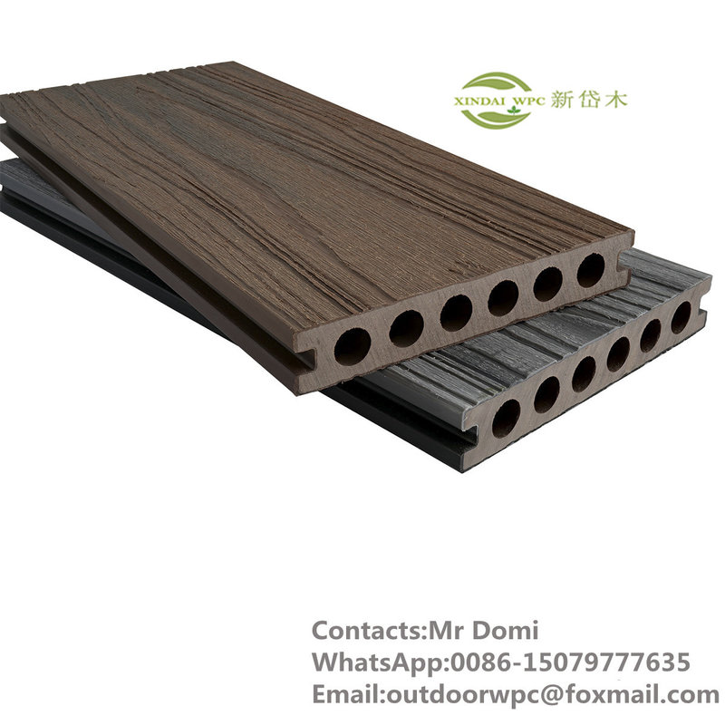 2020 china cheap anti-slip floor pvc new product outdoor composite decking wpc