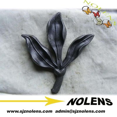 Casting Steel Gate's Ornamental Leaves