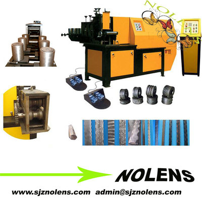 Metal Cold Rolled Embossing Machine ,Handrails Material Decorated Made