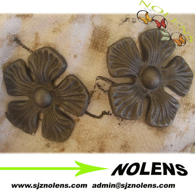 Casting Steel Gate's Ornamental Leaves,Balusters's Ornaments Leaves,Wrought Iron Leaves