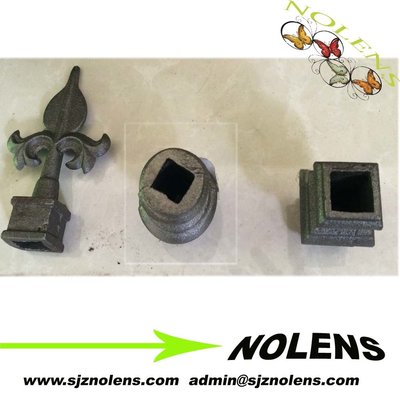 Cast Iron Base Shoes for Staircase and Railings,Wrought Iron Shoes Can Fit over 1"
