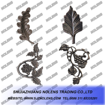 Casting Steel Gate's Ornamental Leaves,Balusters's Ornaments Leaves,Wrought Iron Leaves,Decorating with Railings