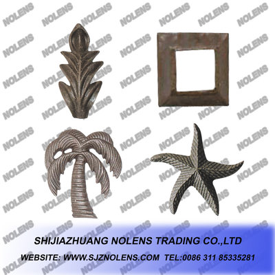 Casting Steel Gate's Ornamental Leaves,Balusters's Ornaments Leaves,Wrought Iron Leaves,Decorating with Railings