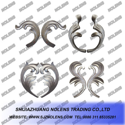 Casting Steel Gate's Ornamental Rosettes,Balusters's Ornaments Leaves,Wrought Iron Leaves,Decorating with Railings