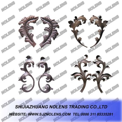 Casting Steel Gate's Ornamental Leaves,Balusters's Ornaments Leaves,Wrought Iron Leaves