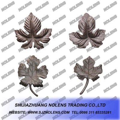 Casting Steel Gate's Ornamental Leaves,Balusters's Ornaments Leaves,Wrought Iron Leaves