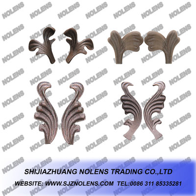 Casting Steel Gate's Ornamental Leaves,Balusters's Ornaments Leaves,Wrought Iron Leaves