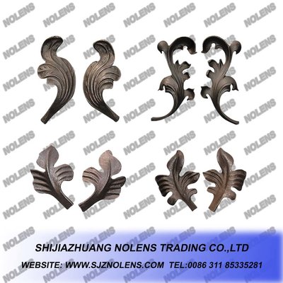 Casting Steel Gate's Ornamental Leaves,Balusters's Ornaments Leaves,Wrought Iron Leaves