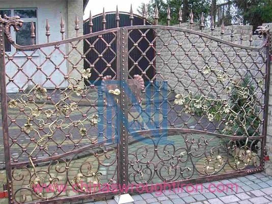 wrought iron main gate,Forged Steel Gate for Your Home,Fer Forge Gate