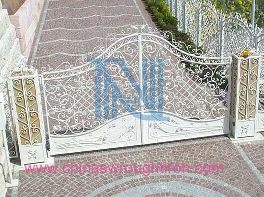 wrought iron main gate,Forged Steel Gate for Your Home,Fer Forge Gate