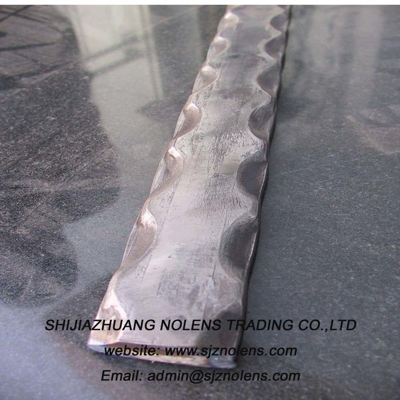Forged Iron Handrails for Staircase Balcony Railings,Hammered Square Tube with Thickness