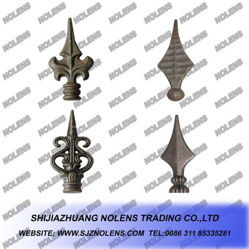 Casting Steel Gate/Fence's Ornamental Spears and Spearpoints,Cast Steel Spears,Wrought Iron Railheads