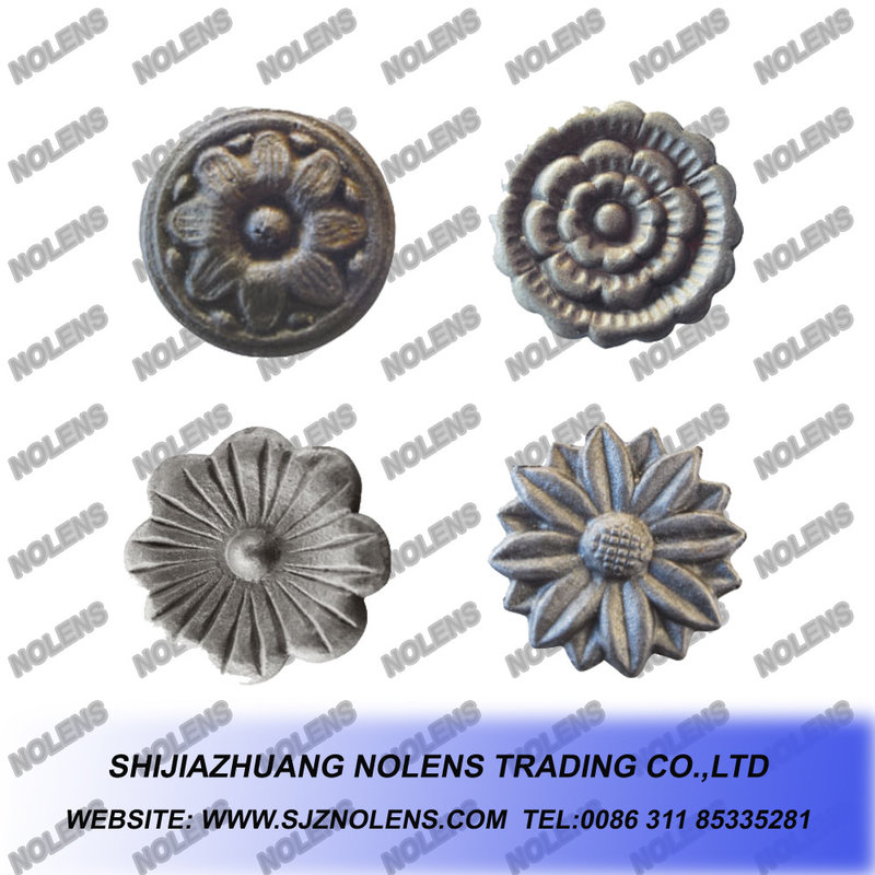 Cast Steel Rosettes,Cast Steel Panels for Gate and Railings,Wrought Iron Ornaments