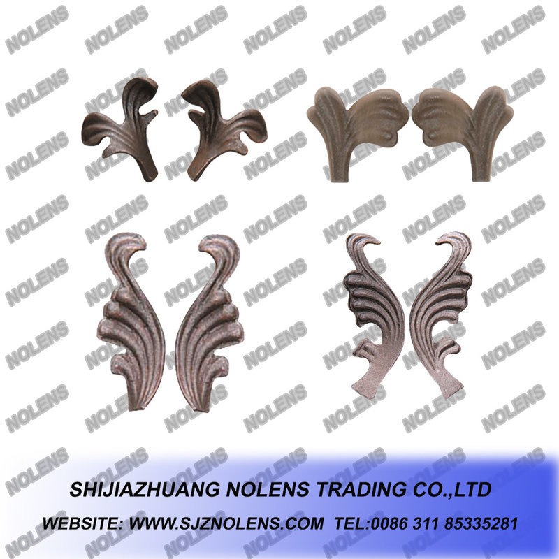 Casting Steel Gate's Ornamental Leaves,Balusters's Ornaments Leaves,Wrought Iron Leaves