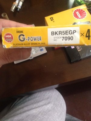 4x NGK BKR6EGP (7092) SPARK PLUG PLATINUM G-POWER