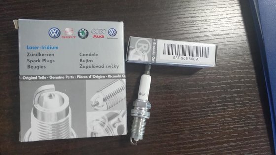 VW Spark Plugs Set 4x 97153 NGK 03F905600A IZFR6P7 Genuine Top Quality Replacement
