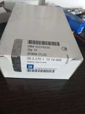 55576026 - Genuine GM iridium Spark Plug OEM 1214066