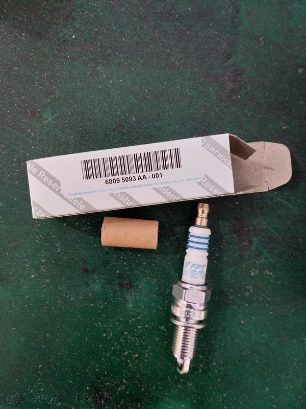 Spark Plugs - NGK ZKR7 A 10 - 55190788 Set of 4 Genuine Fiat 500 Alfa Romeo