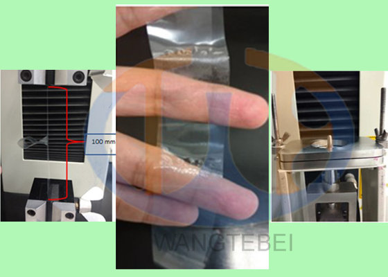 500N single column computer control servo motor plastic film tensile penetration peeling seal opening testing machine