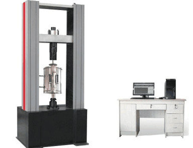 100KN computer control 4-24mm round metallic materials  tensile strength testing machine ISO 6892 ASTM E9 made in china