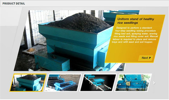 Rice seeder machine