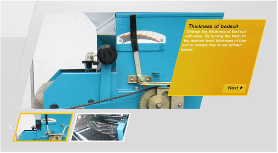 Rice seeder machine