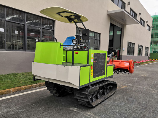 Rubber Crawler Cultivator Rotary Tiller Agricultural Machine
