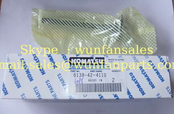 komatsu 6138-42-4110 6209-41-4110  6D95 Intake valve and  Exhaust valve