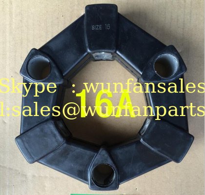 16A excavator rubber coupling