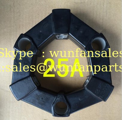 25A excavator rubber coupling