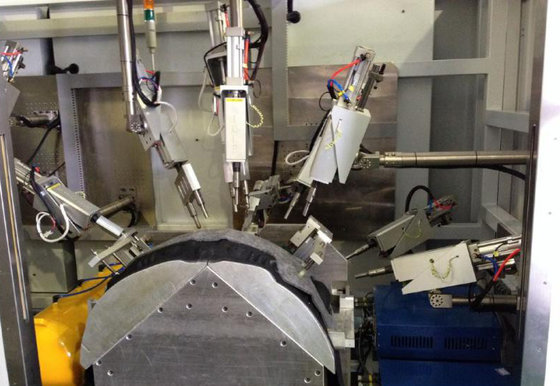Car wheel cover more soundproof cotton  riveting point ultrasonic welding machine