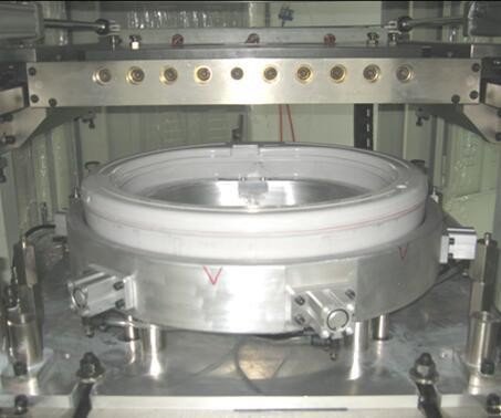 Fully automatic washing machine balancing ring hot plate welding machine