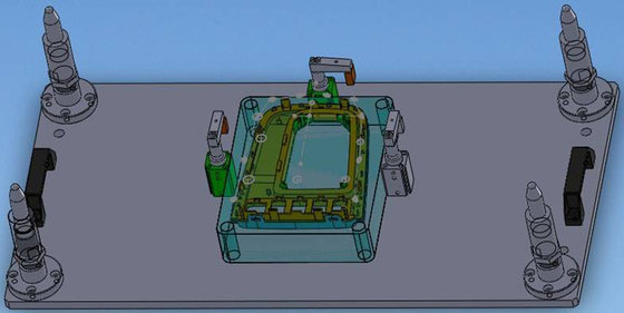 Automobile gear panel plate hot melt point of riveting machine